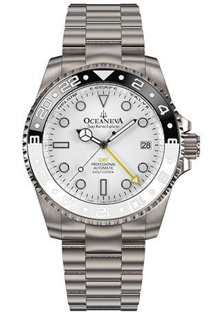Introducing Oceaneva's Luxury GMT Titanium Automatic Deep Marine ...
