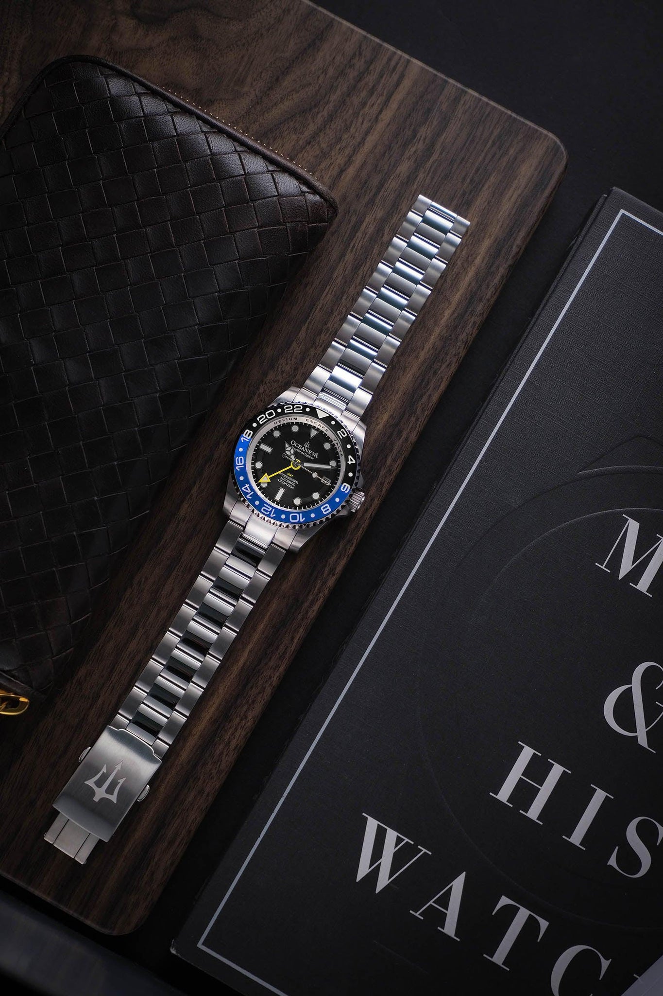 Oceaneva™ Automatic GMT Watch - Deep Marine Explorer - GMT Dive Watch